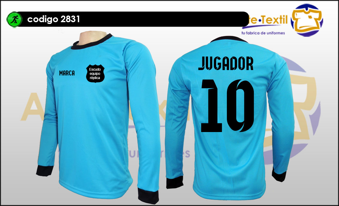 Uniformes de futbol PORTERO MASCULINO en inventario personalizados ...