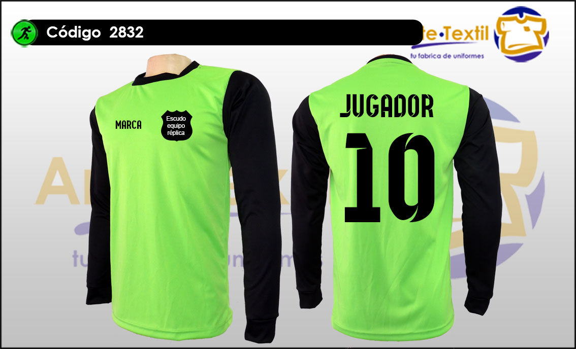 Uniformes de futbol PORTERO MASCULINO en inventario personalizados ...