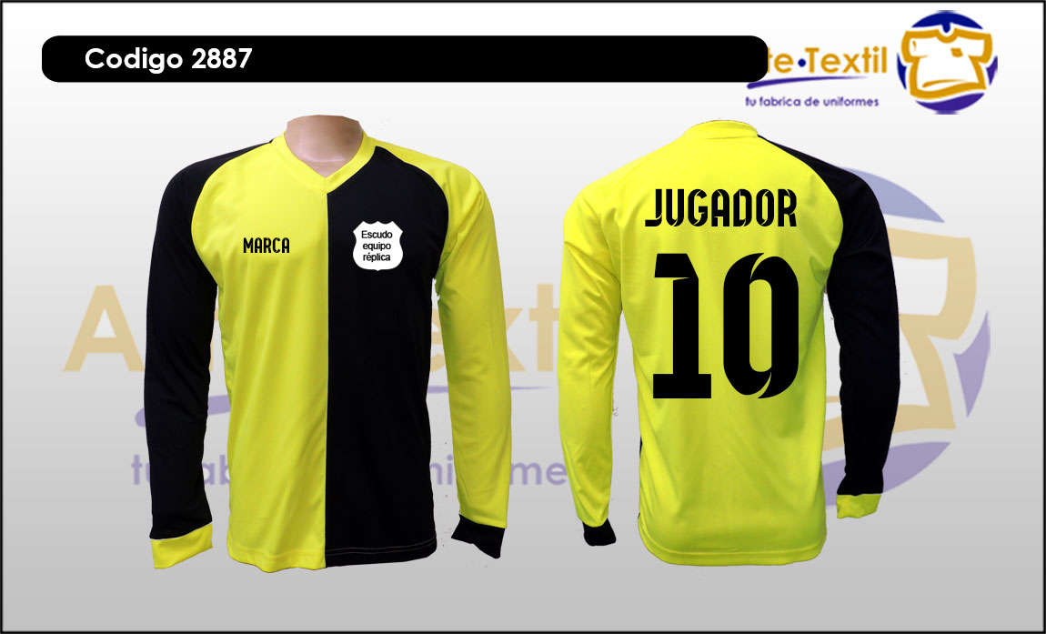 Uniformes de futbol PORTERO MASCULINO en inventario personalizados ...